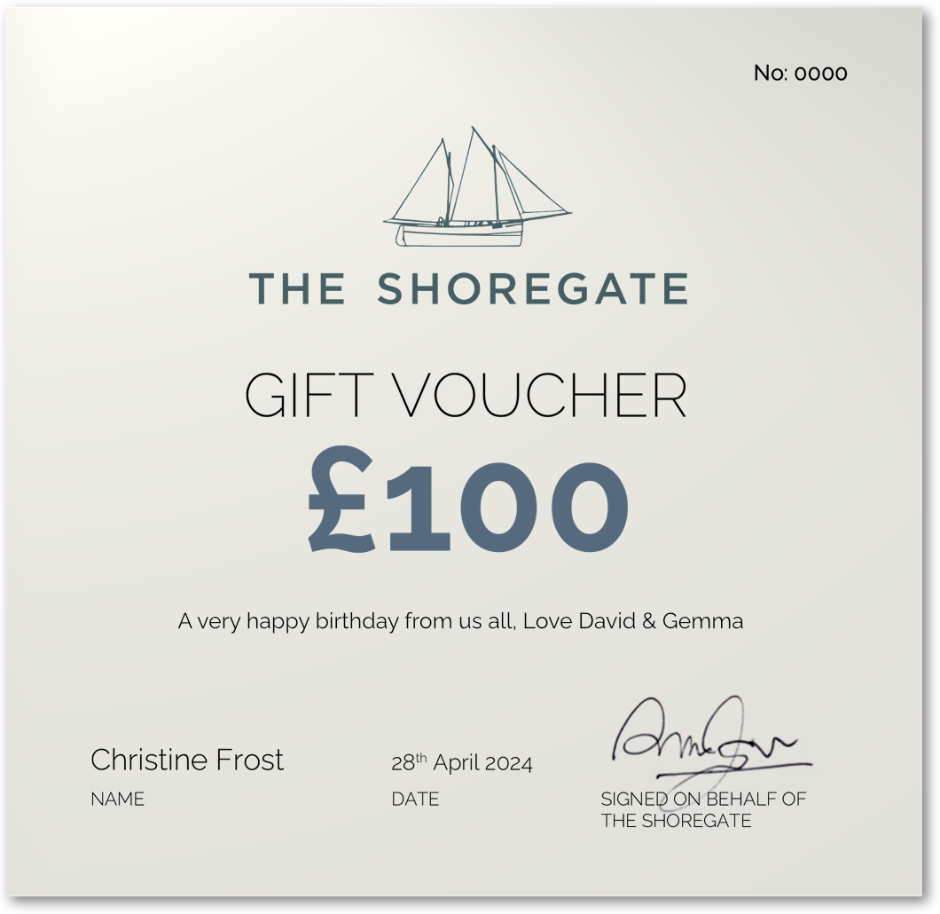 Gift vouchers and other goodies | The Shoregate - Gifts
